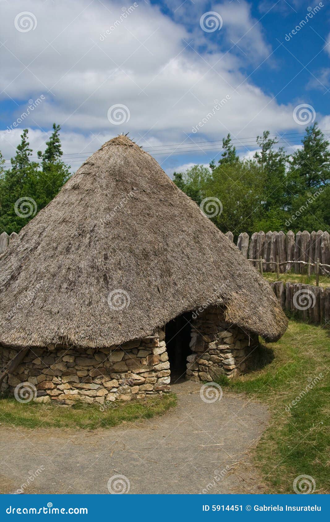 Ancient Hut stock image. Image of museum, lifestyle, history - 5914451