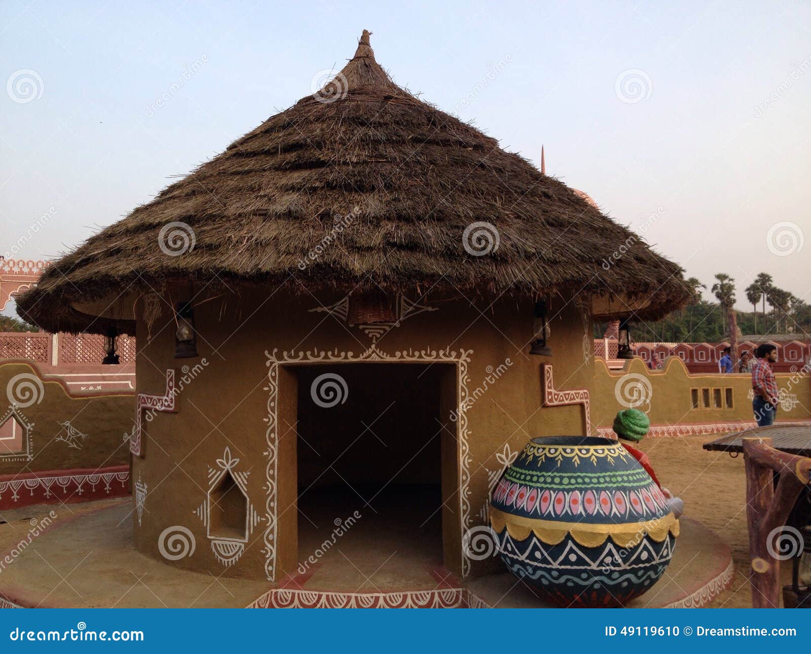 Ancient hut editorial image. Image of modern, ancient - 49119610