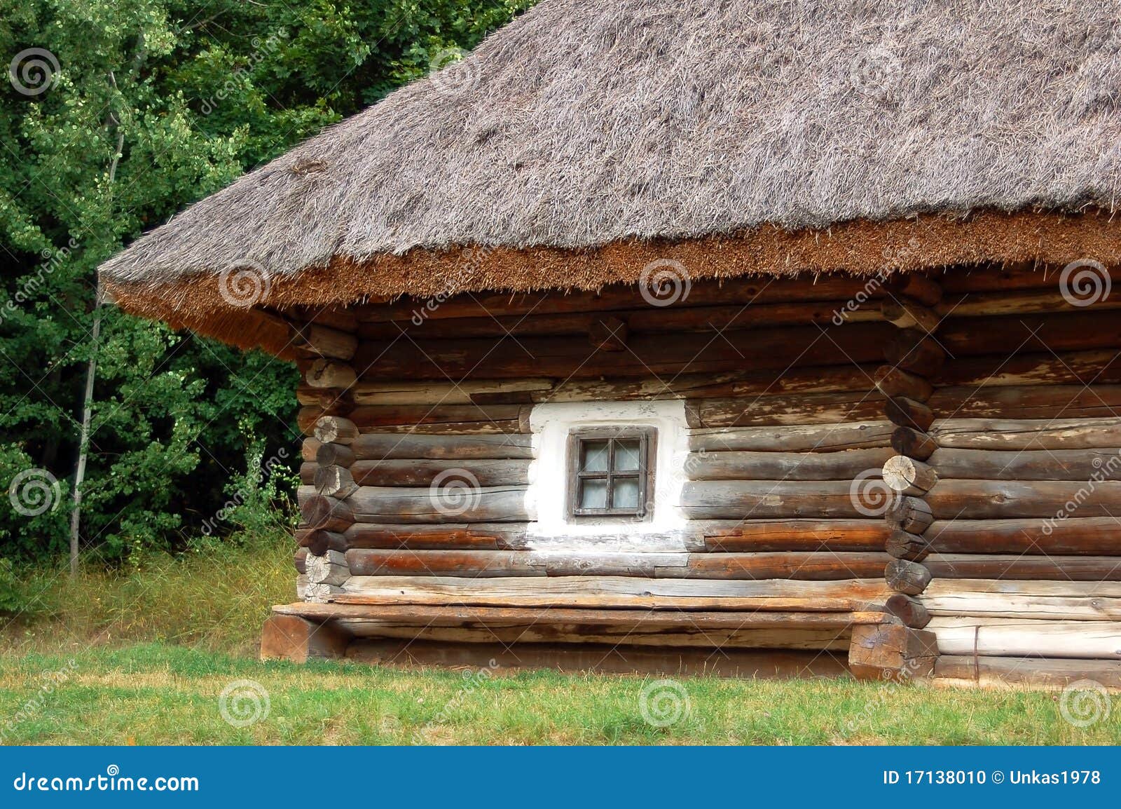 Ancient Hut with a Straw Roof Stock Photo - Image of rural, kiev: 17138010