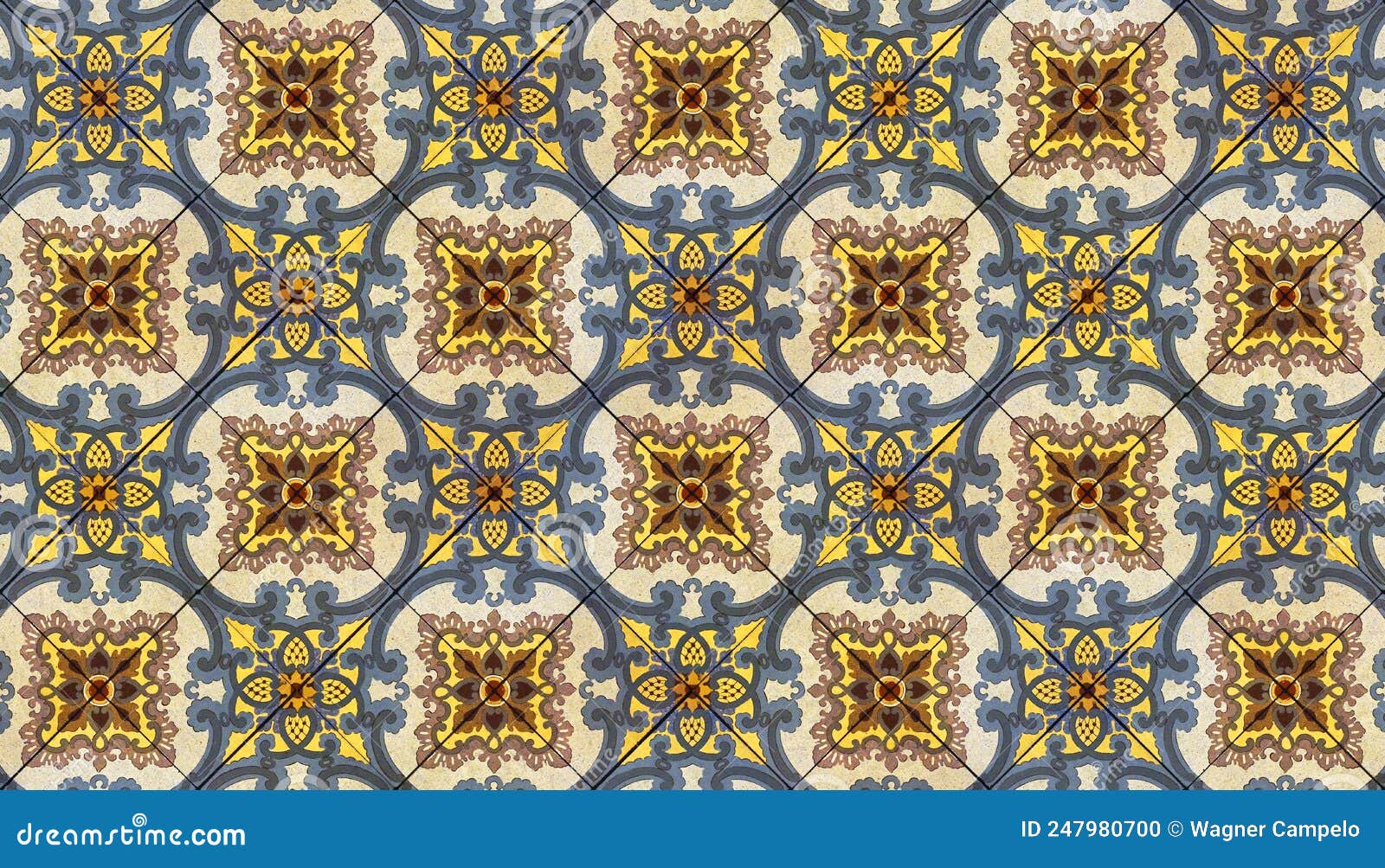 Ancient Hydraulic Tiles Pattern on Floor, Rio Stock Photo - Image of ...