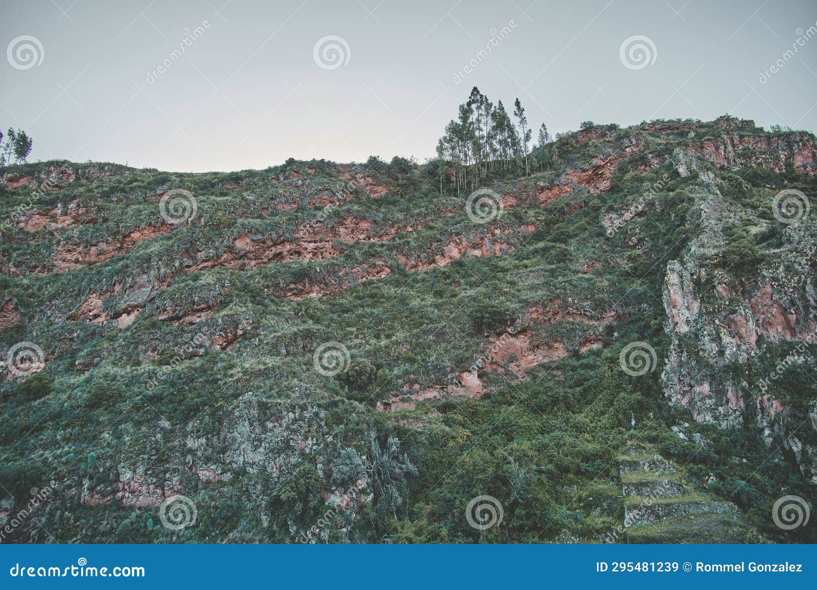 Ancient Inca Cemetery in the Mountains Pisac Archaeological Complex in ...