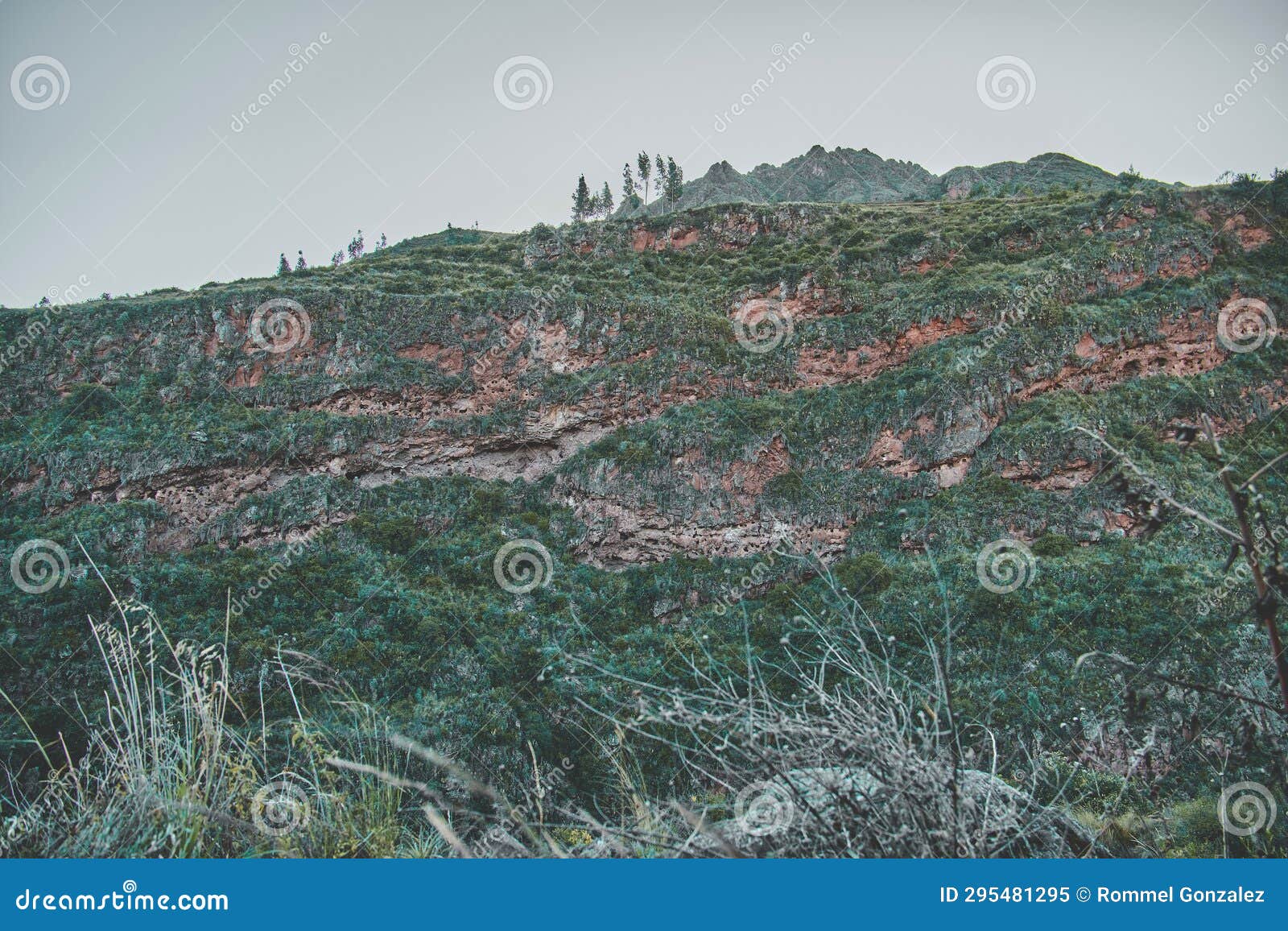 Ancient Inca Cemetery in the Mountains Pisac Archaeological Complex in ...