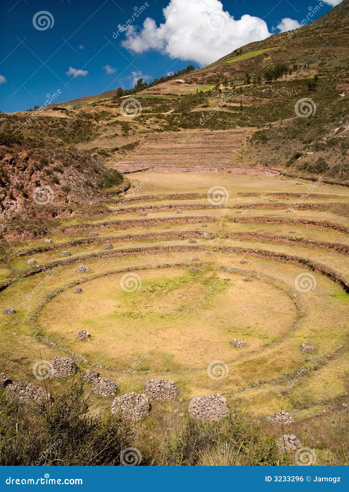 Ancient Inca Circular Terraces In Sacred Urubamba Valley Of Incas, Peru ...