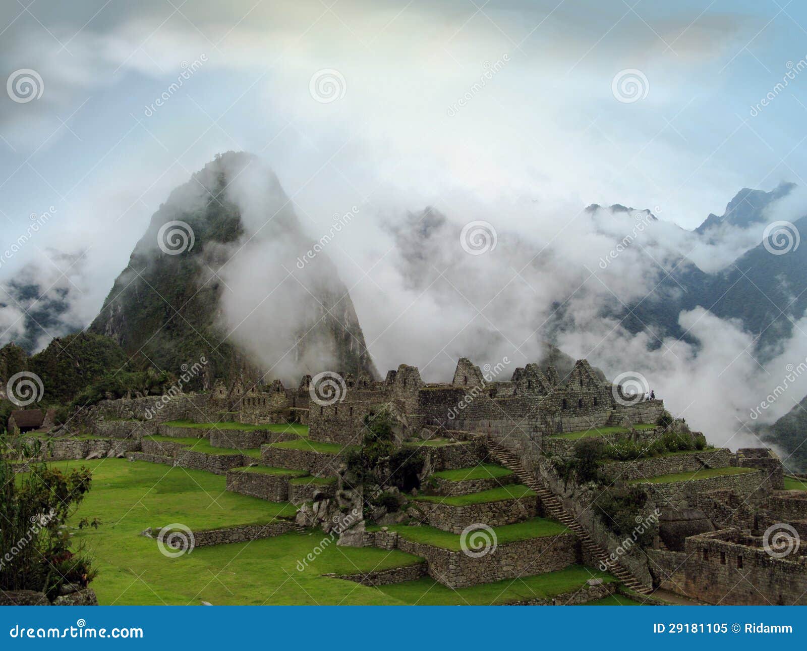 Ancient Inca Lost City Machu Picchu. Peru Stock Image - Image of ...