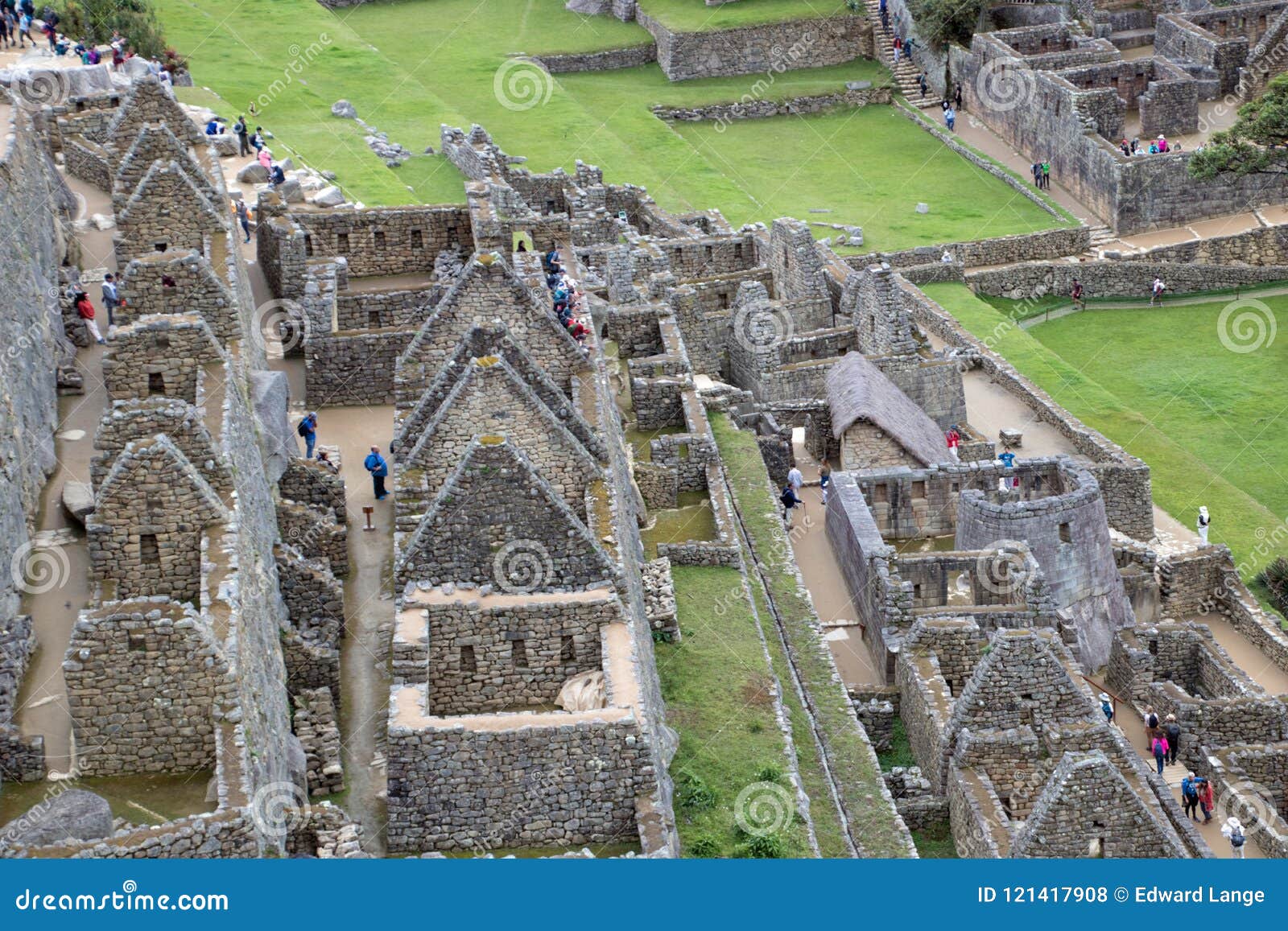 The Ancient Inca Ruins in Machu Picchu, Peru Editorial Stock Photo ...