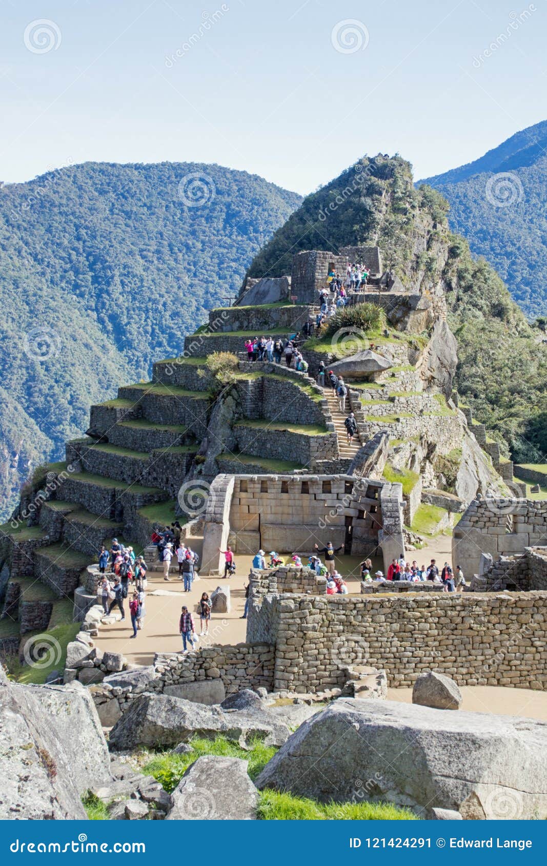 The Ancient Inca Ruins in Machu Picchu, Peru Editorial Photo - Image of ...