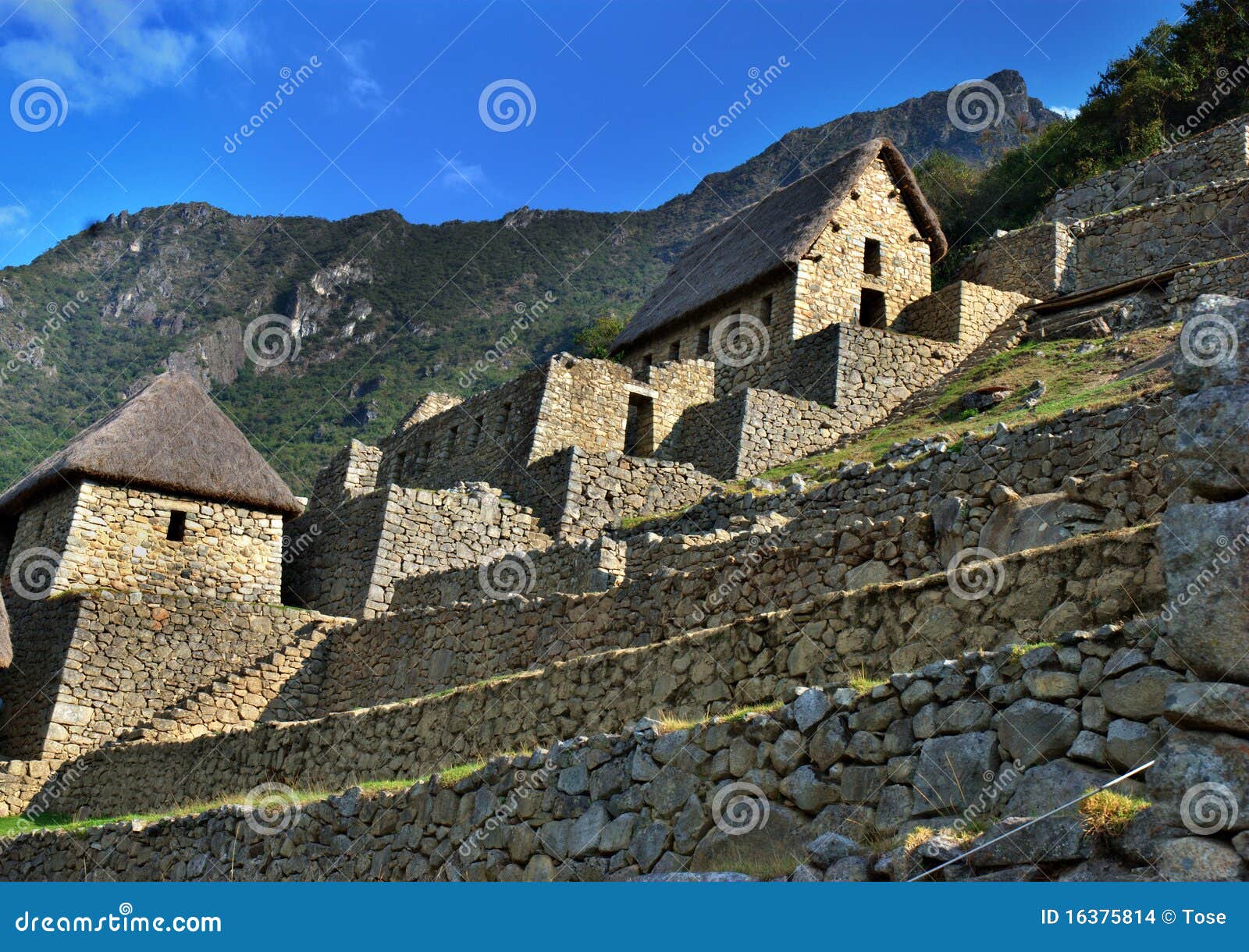 Ancient Inca Ruins of Machupicchu Stock Photo - Image of empire, inca ...