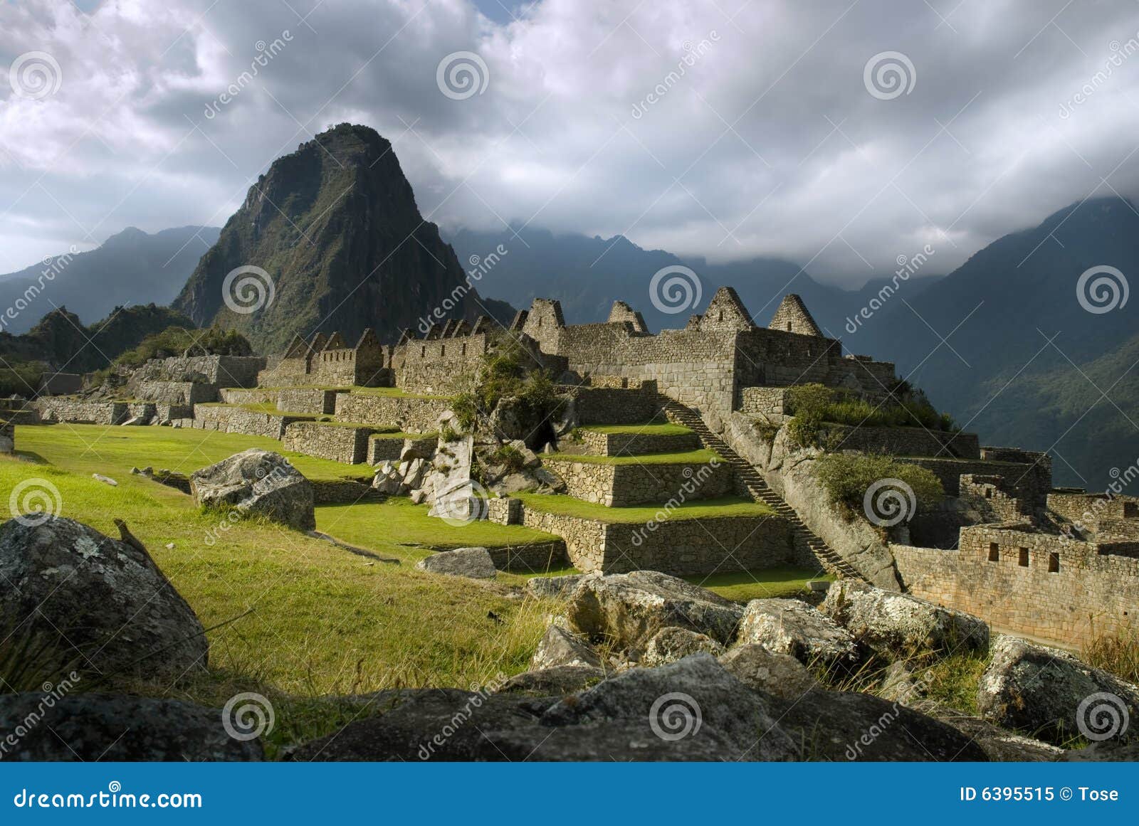 Ancient Inca Ruins of Machupicchu Stock Image - Image of abandoned ...
