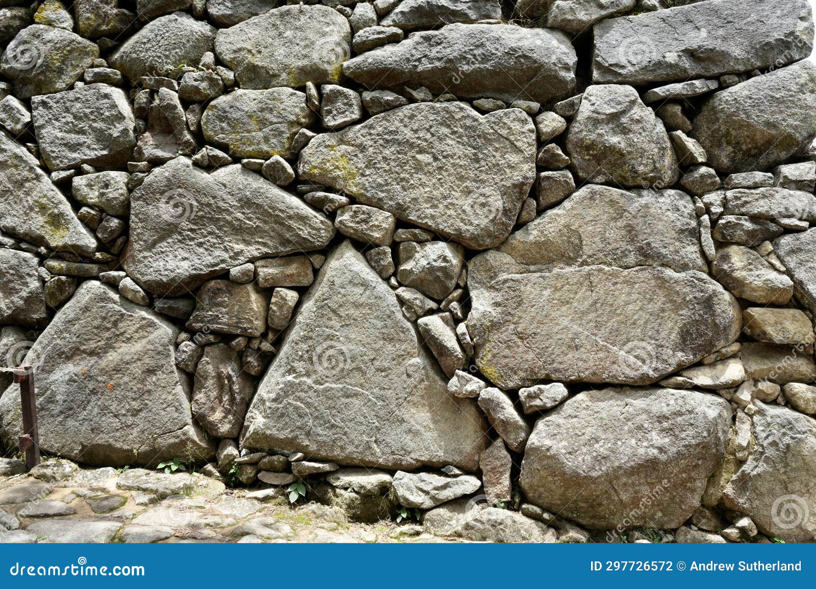 Ancient Stonework at an Ancient 15th-century Inca Citadel. Stock Photo ...