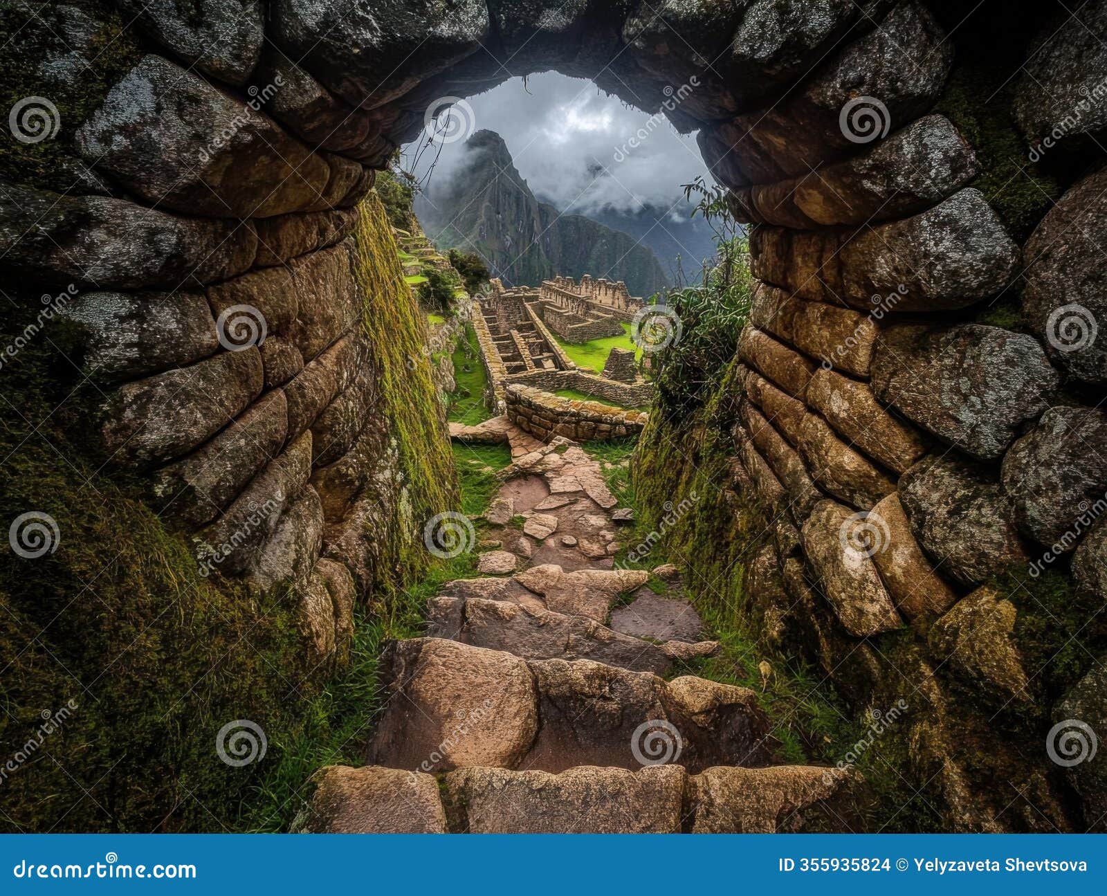 A View Of Machu Pinchu Royalty-Free Stock Photo | CartoonDealer.com ...