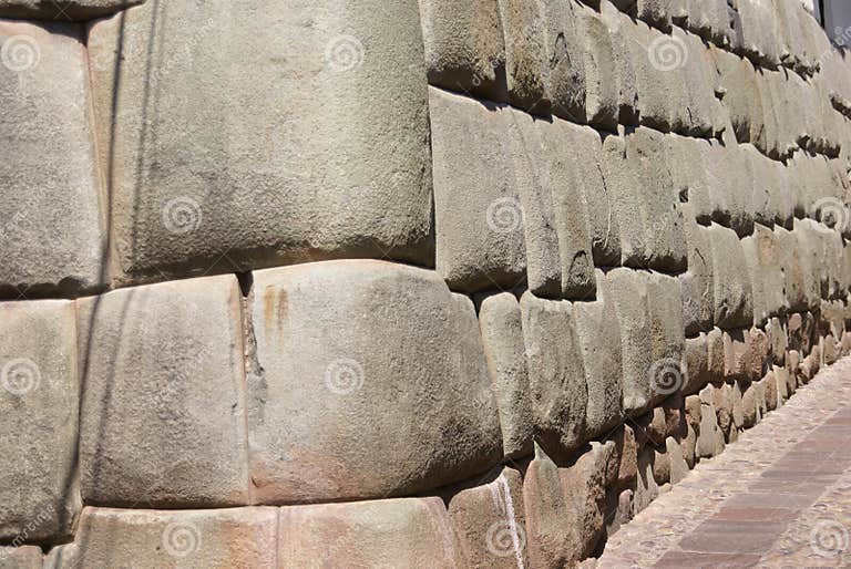 Ancient Inca walls stock image. Image of wall, cusco, detail - 9914425