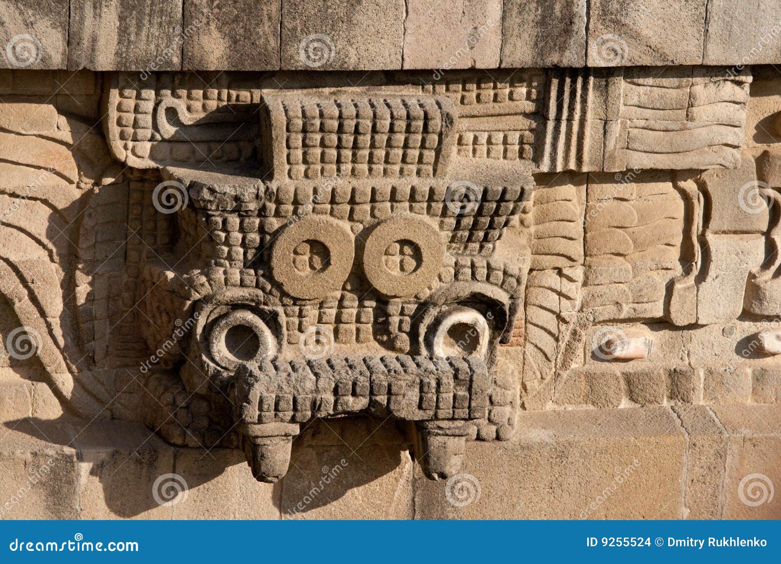 Ancient Indian Deity Image on Pyramids Stock Photo - Image of ruin ...
