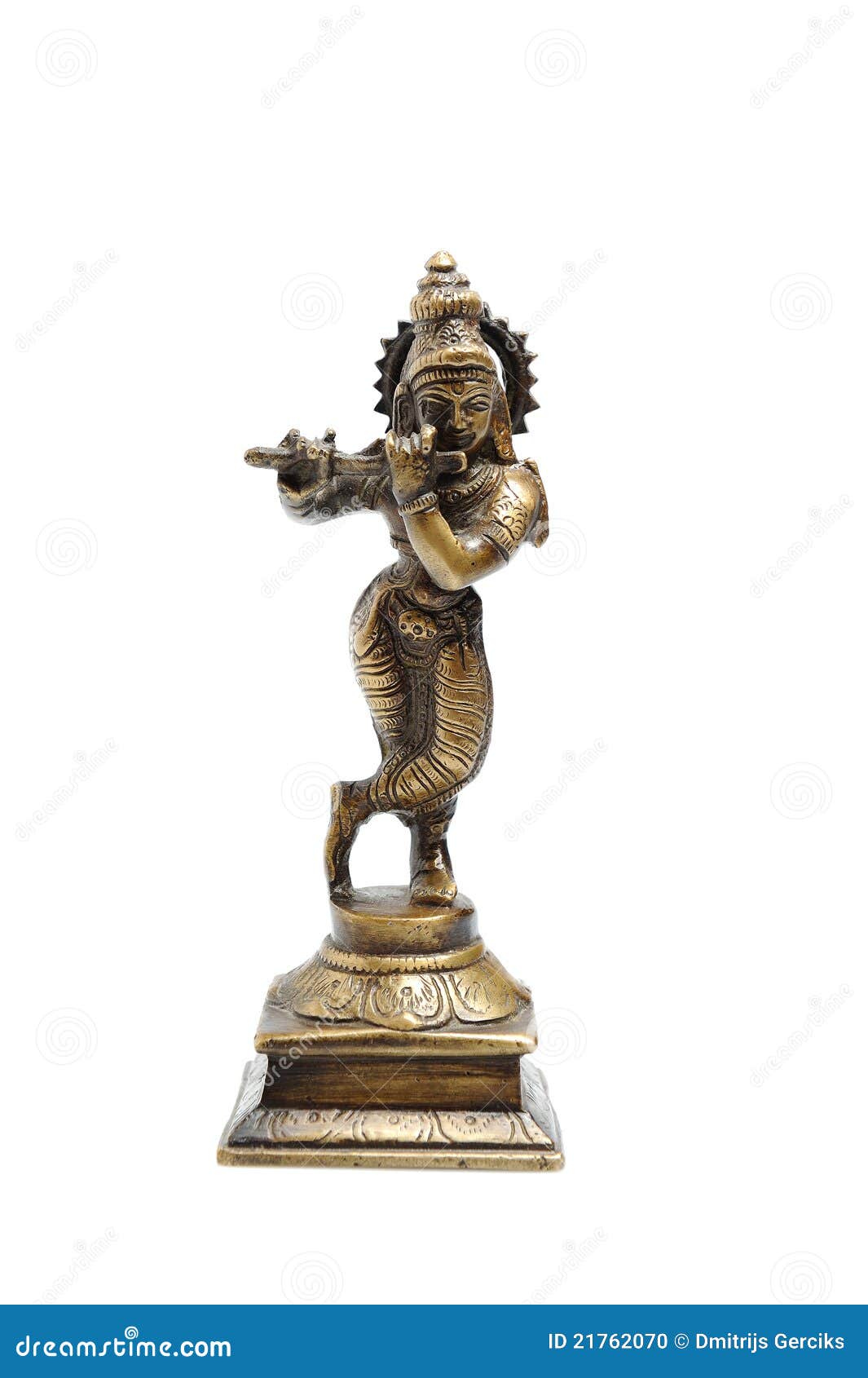 Ancient Indian Figure Of Krishna God Royalty-Free Stock Image ...