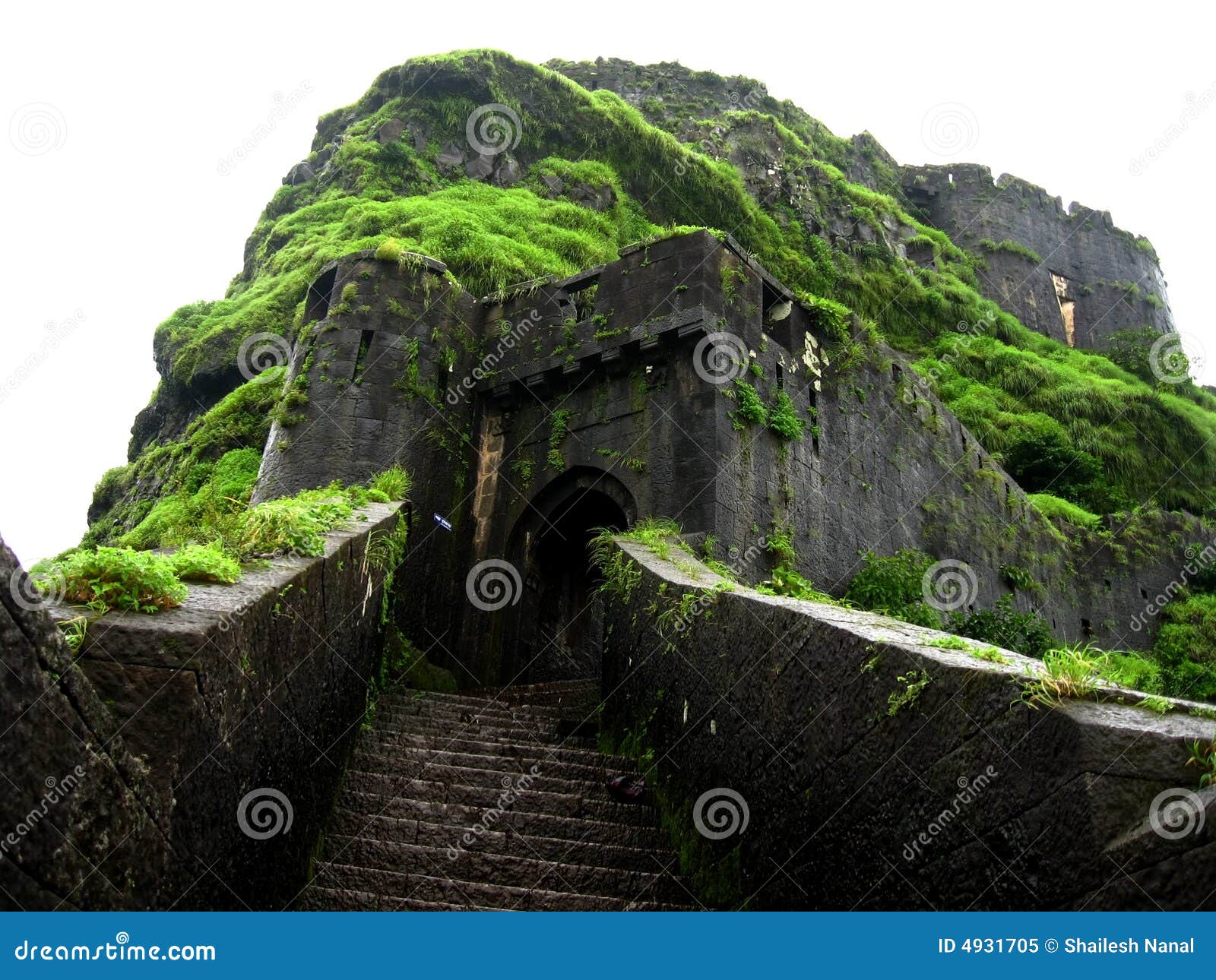 Ancient Indian fort stock image. Image of scenery, indian - 4931705