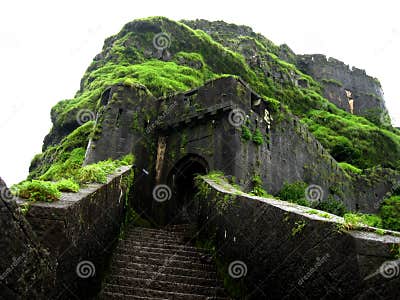 Ancient Indian fort stock image. Image of scenery, indian - 4931705