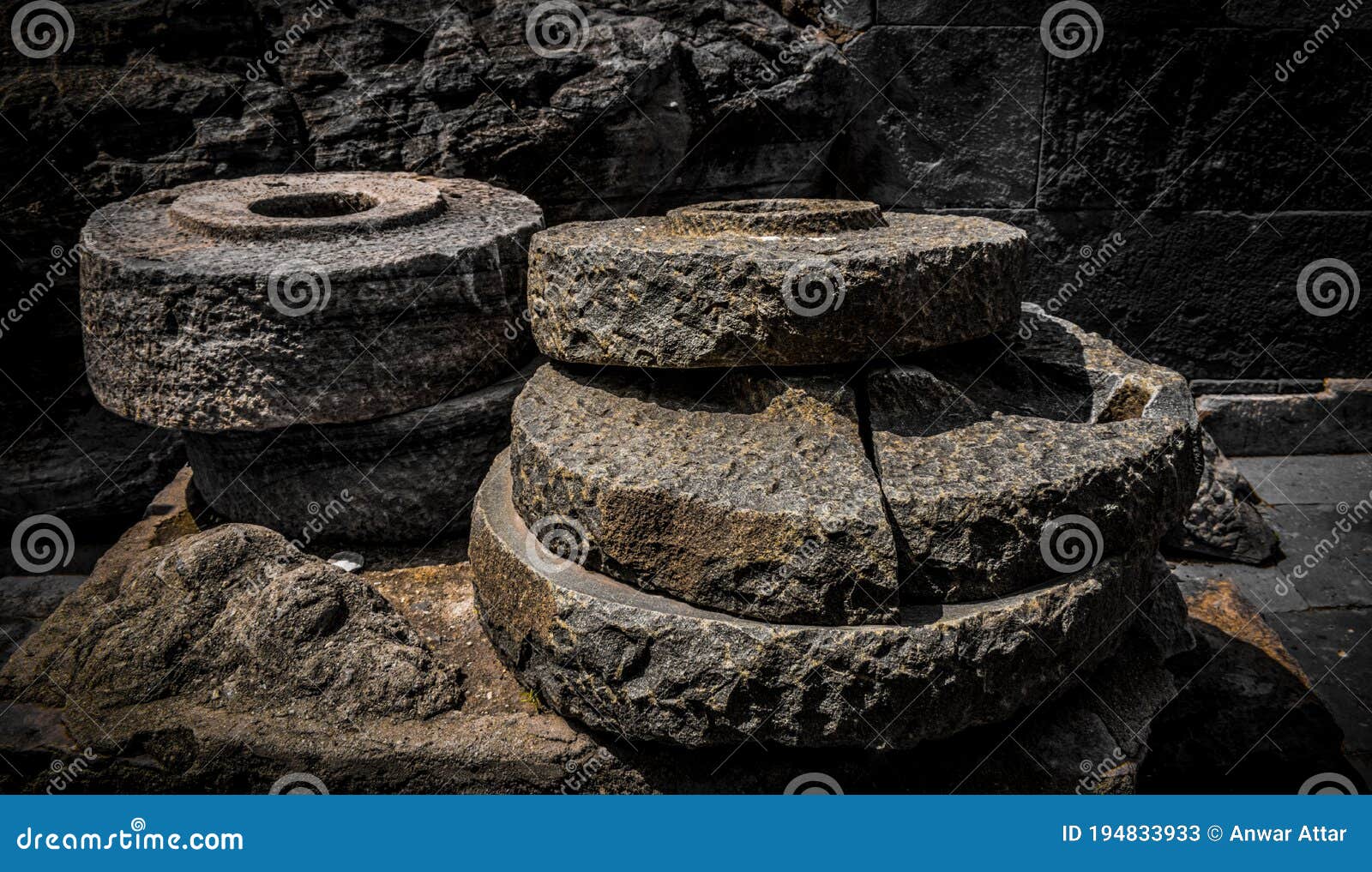 Ancient Gristmill At Nahal Taninim Brook Nature Reserve, Israel Stock ...
