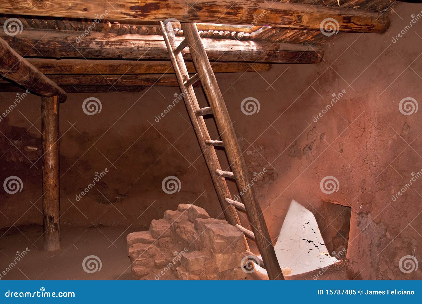 Ancient Indian Kiva stock image. Image of adobe, architecture - 15787405