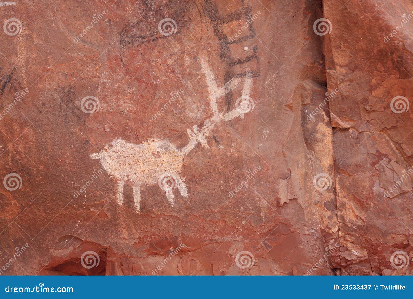 Ancient Indian Pictographs stock image. Image of pictograph - 23533437