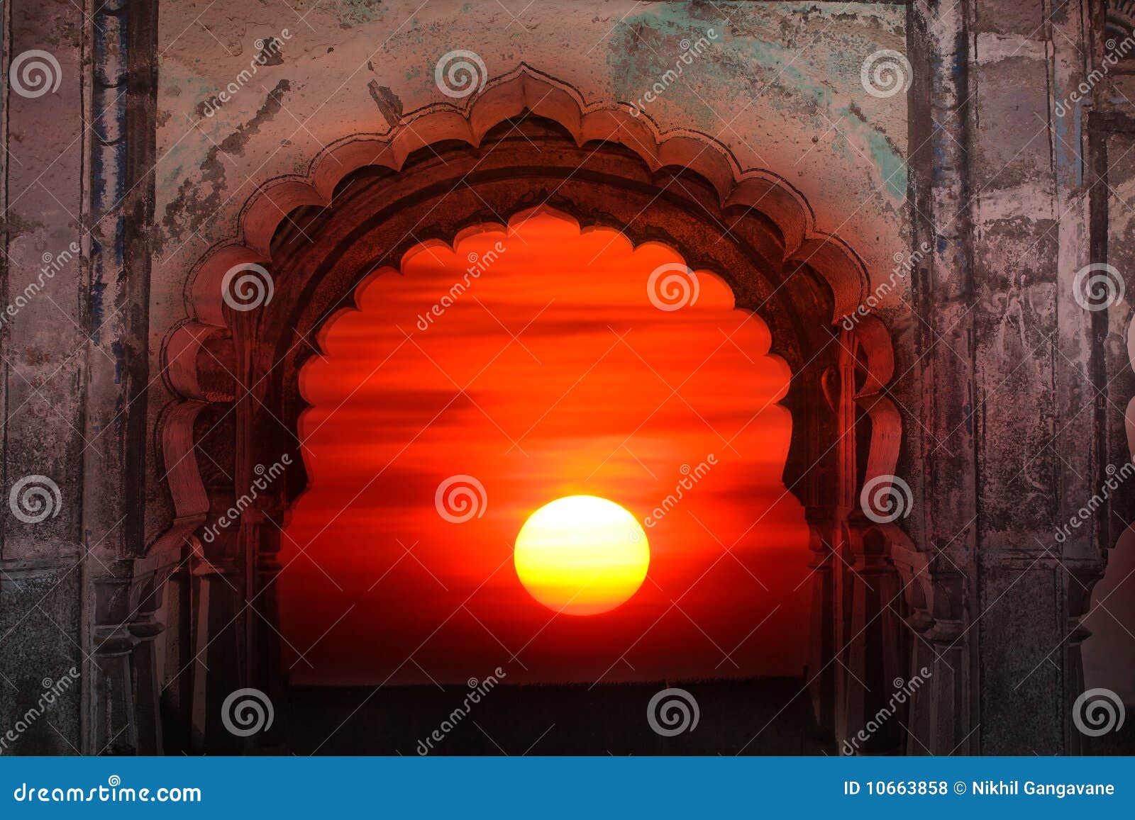 Window On An Old Indian Building With Cachet, India Stock Photography ...