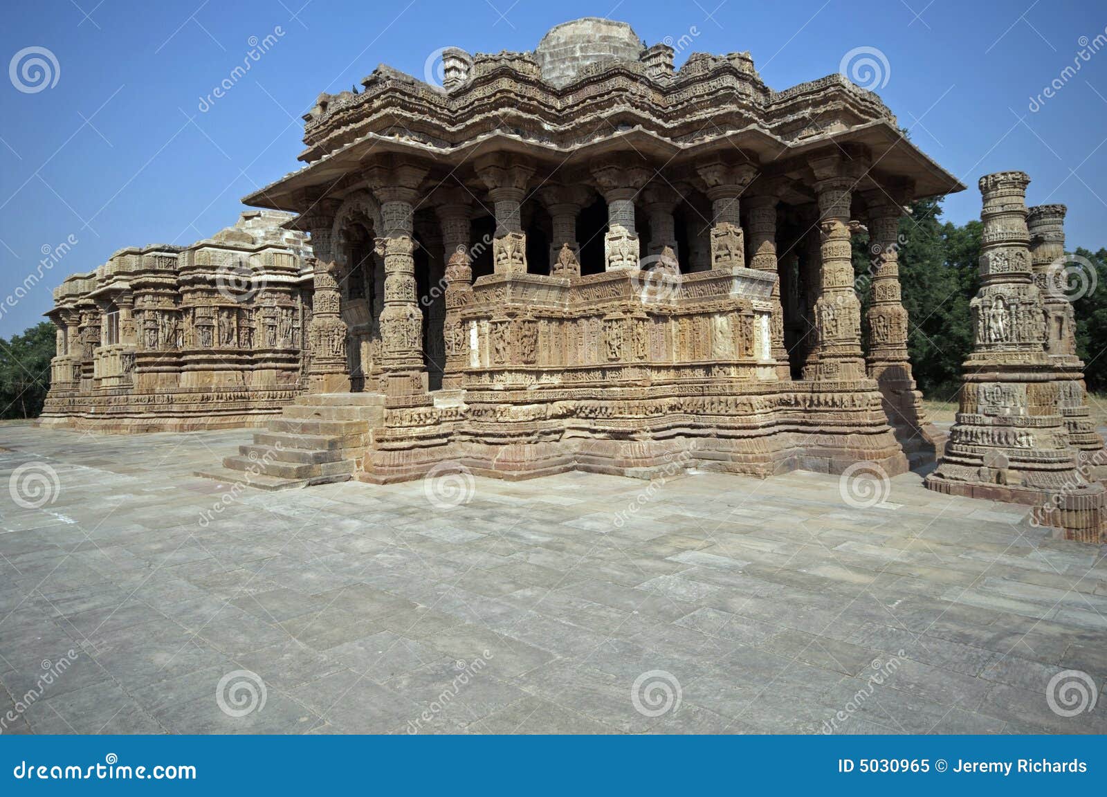Ancient Indian Temple Royalty Free Stock Photo - Image: 5030965