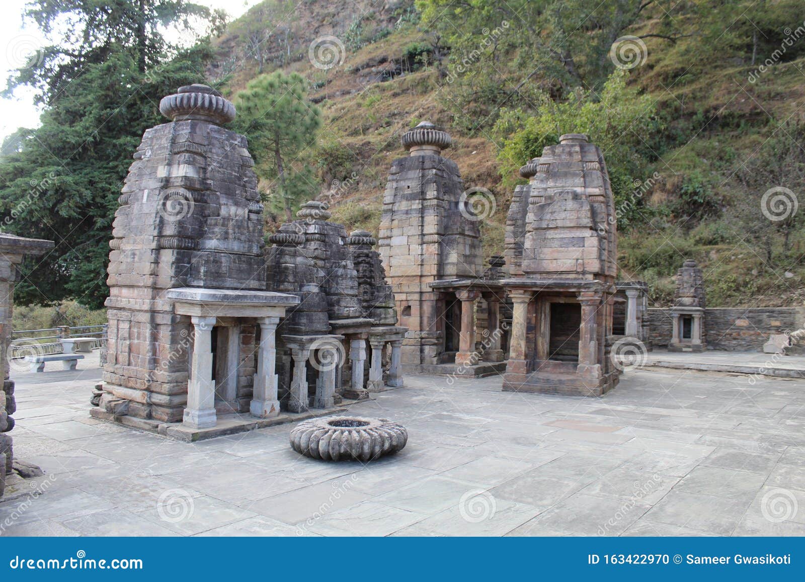Ancient Indian Temple with Beautiful Architecture Stock Photo - Image ...