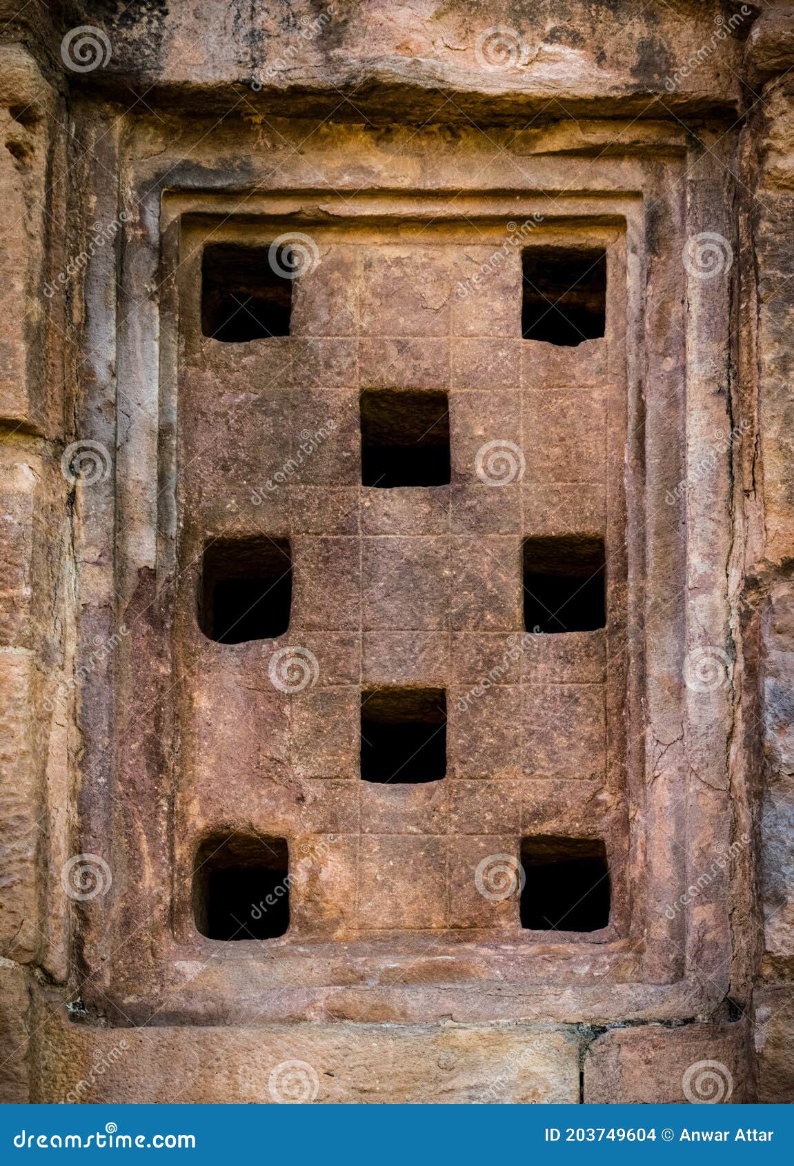 Ancient Indian Temples Window Design Architecture Carvings in a Single ...