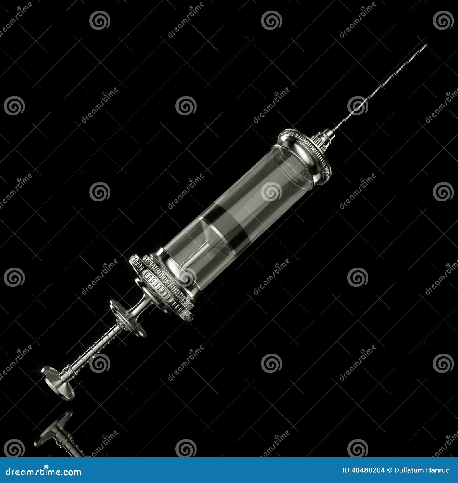 Ancient injection needle. stock illustration. Illustration of funny ...