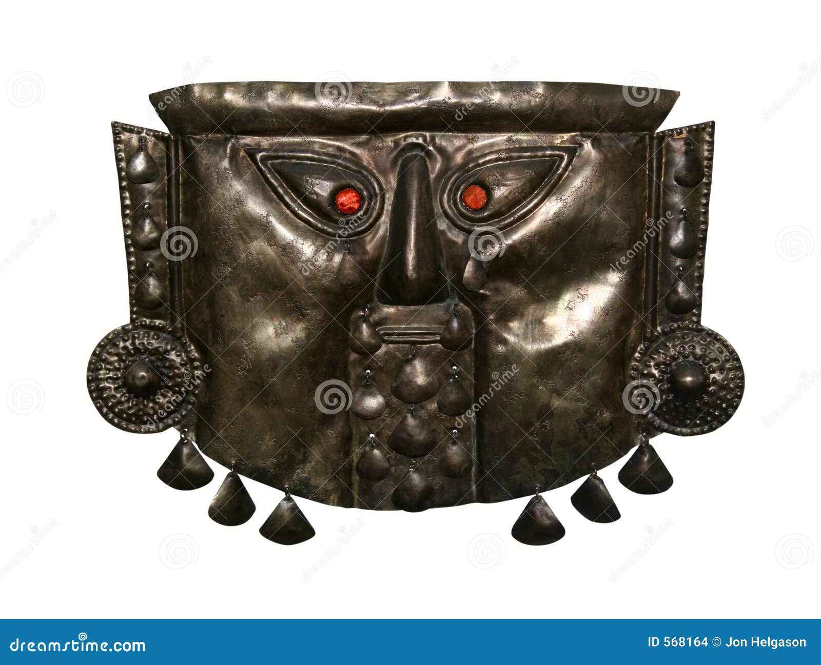 Ancient Inka Mask with Path Stock Photo - Image of ornament, eyes: 568164
