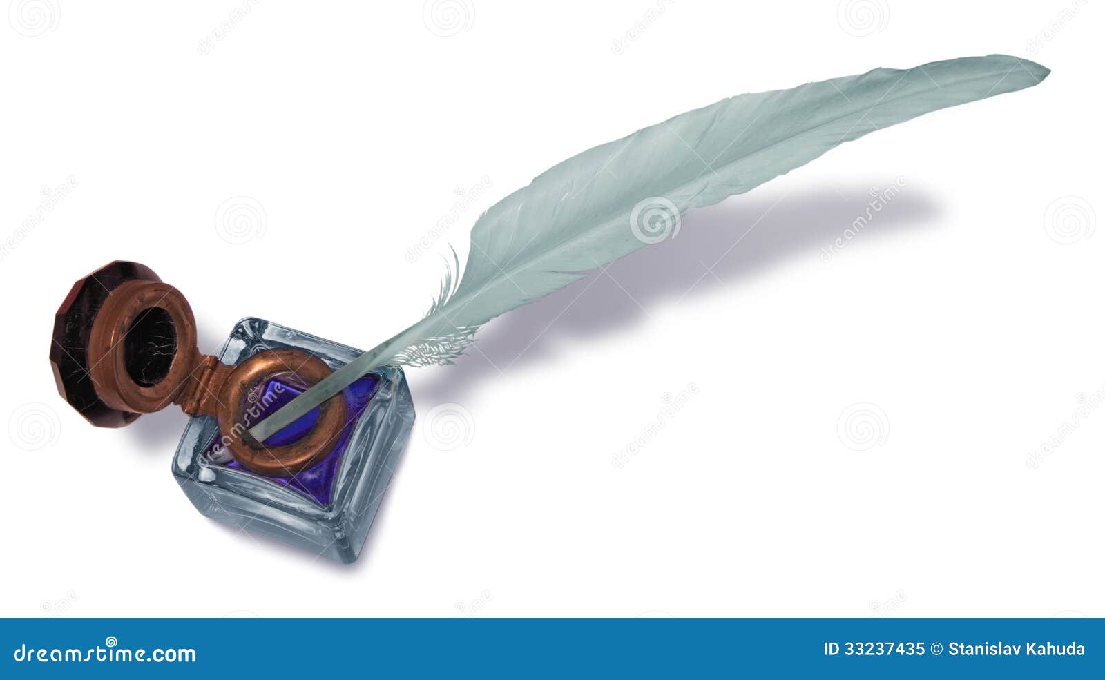 Ancient inkwell stock image. Image of pupil, goose, ancient - 33237435