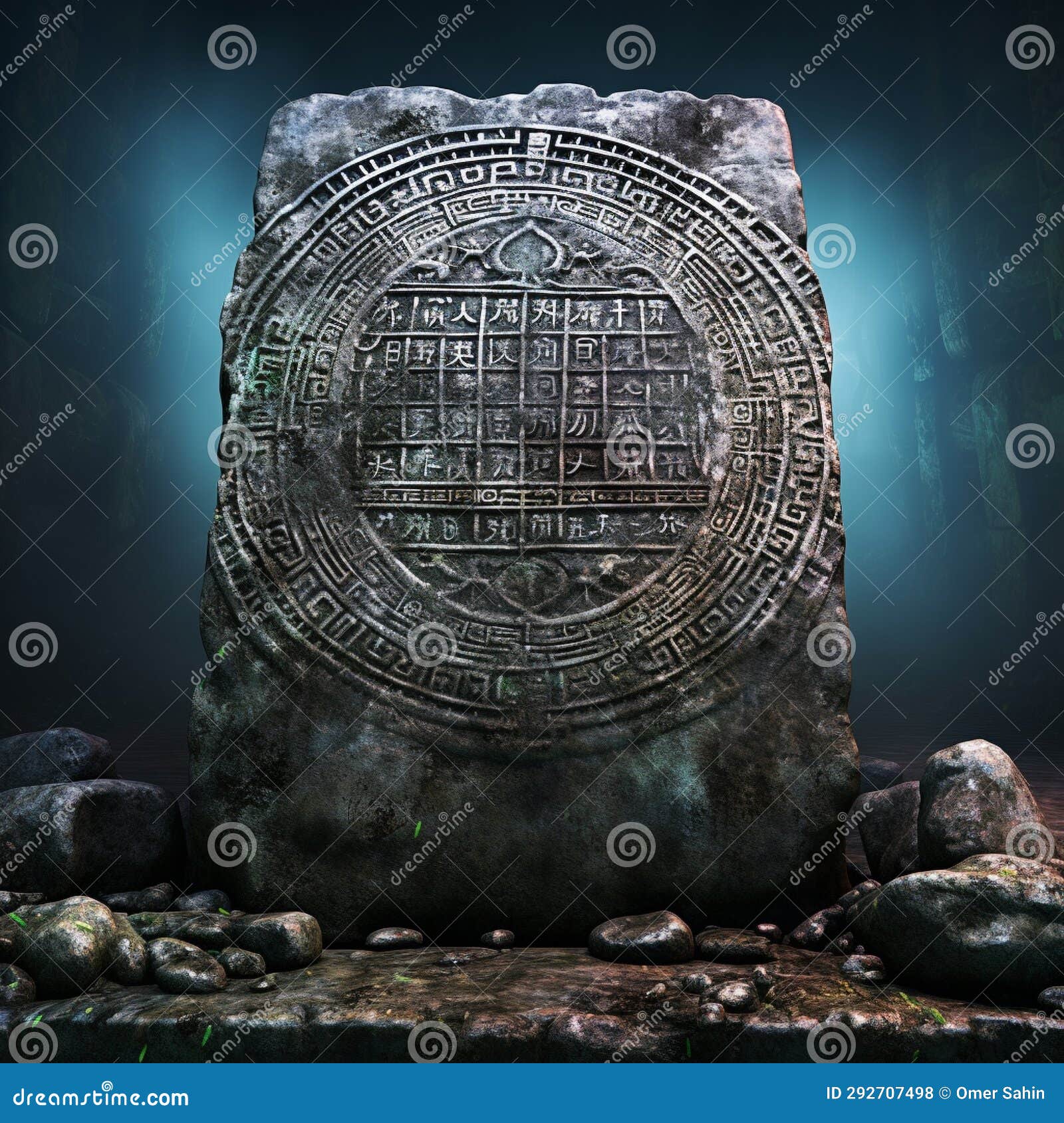 Ancient Inscription on Weathered Stone Tablet Stock Photo - Image of ...