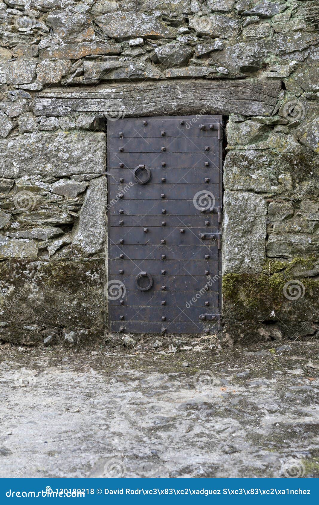 Ancient Iron Gates of a Medieval Castle Stock Photo - Image of gate ...