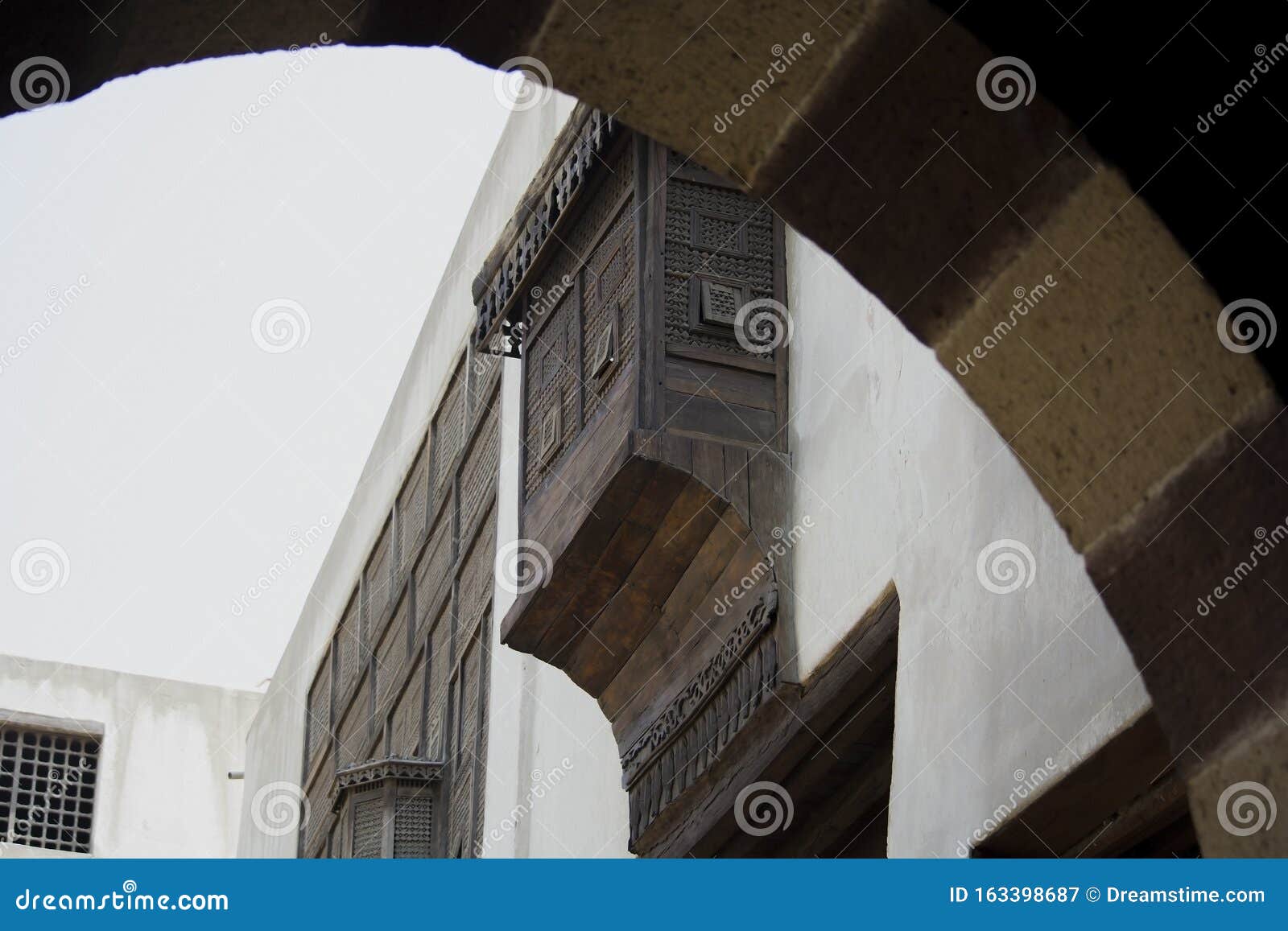 Ancient Islamic Architecture and Historic Palace Windows Stock Image ...