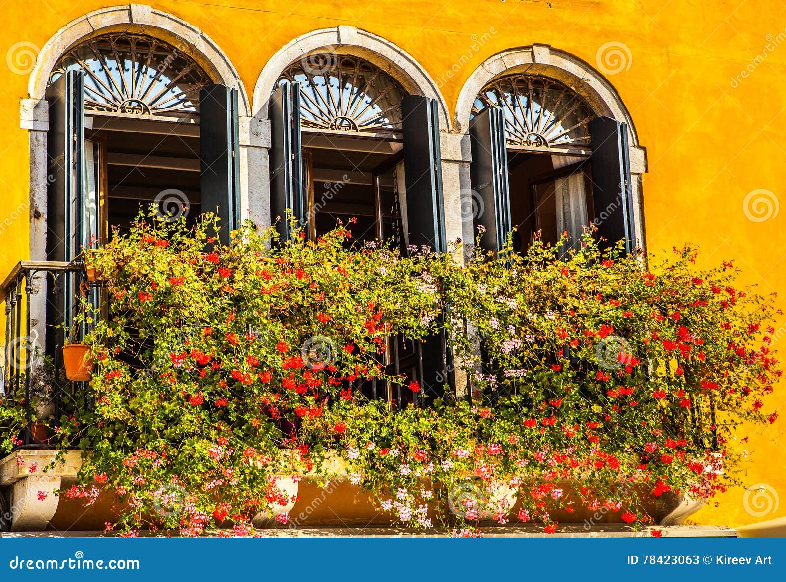 Ancient Italian Traditional Window Stock Image - Image of historic ...