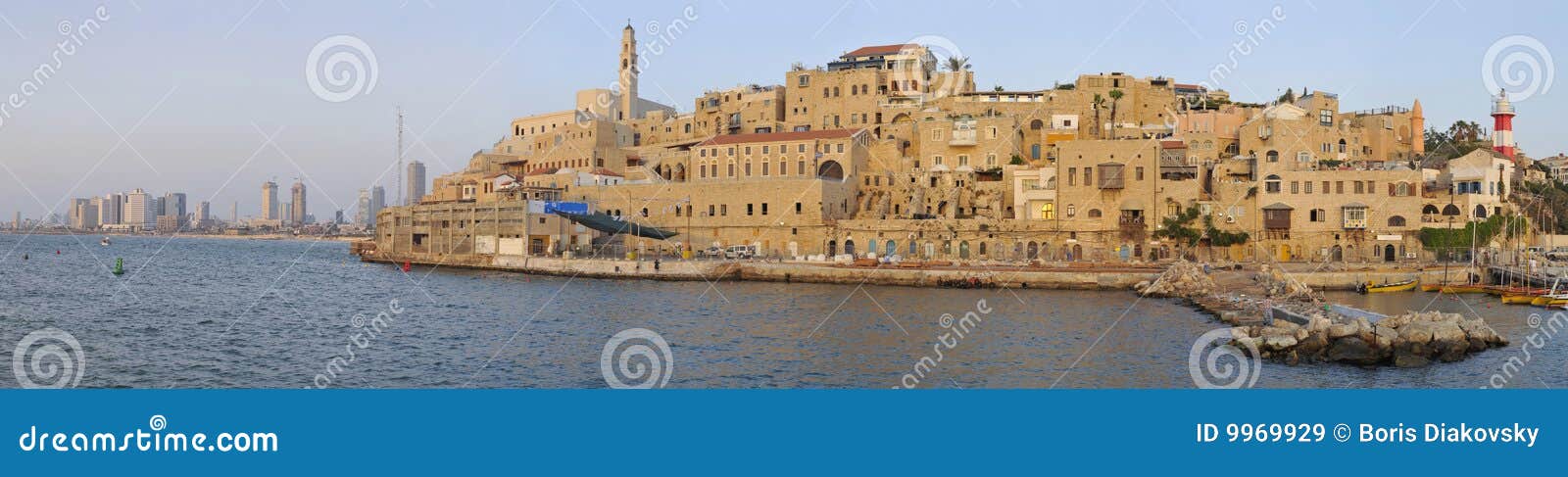 Ancient Jaffa Port stock image. Image of conquer, fishing - 9969929