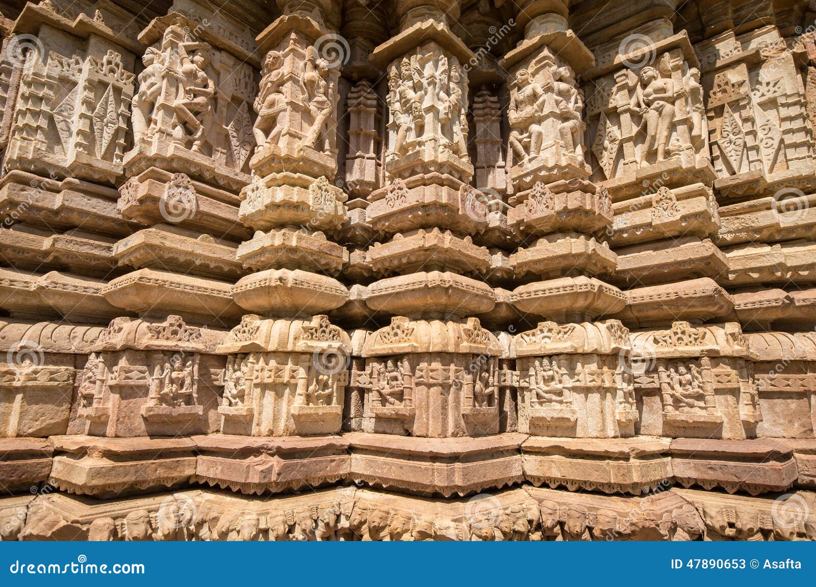 Ancient Jain Temple of Bijolia Stock Image - Image of jain ...