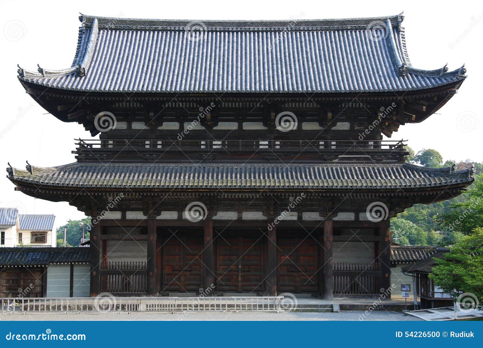 Japanese Gate At Monte Palace Tropical Garden Stock Photography ...