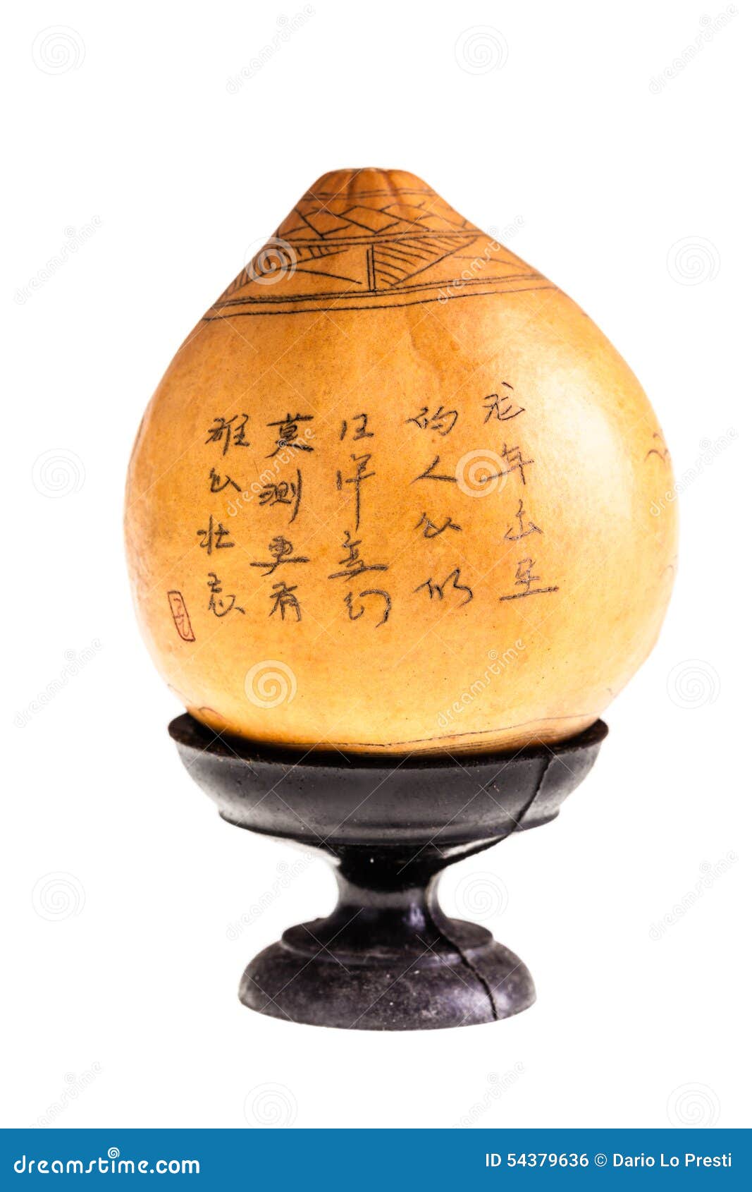 Ancient Japanese gourd stock photo. Image of fruit, fortune - 54379636