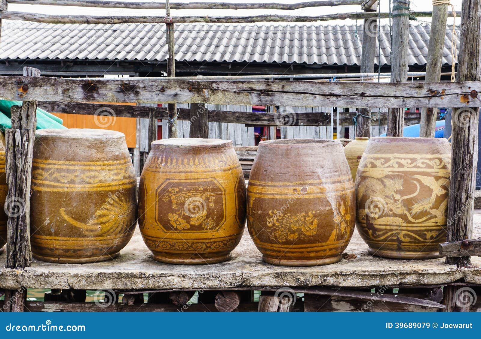 Ancient Jar stock image. Image of brown, decoration, pottery - 39689079