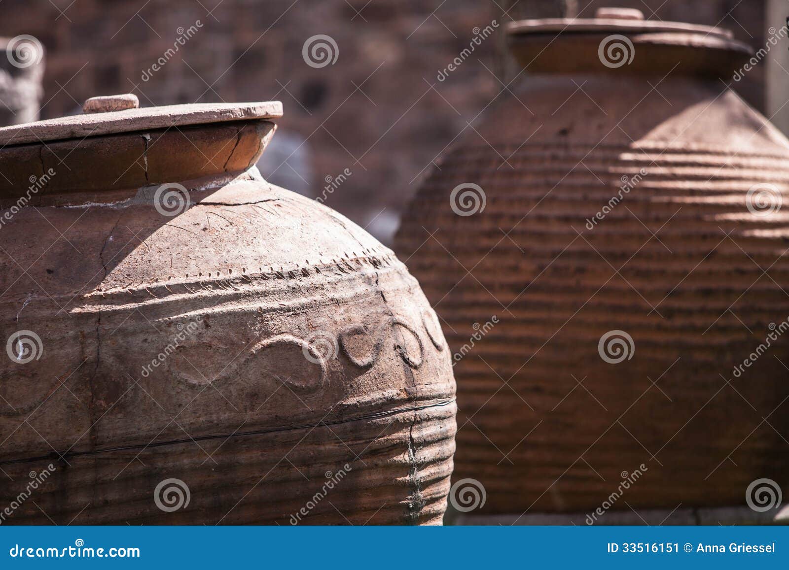 Ancient jugs in Turkey stock image. Image of archeology - 33516151