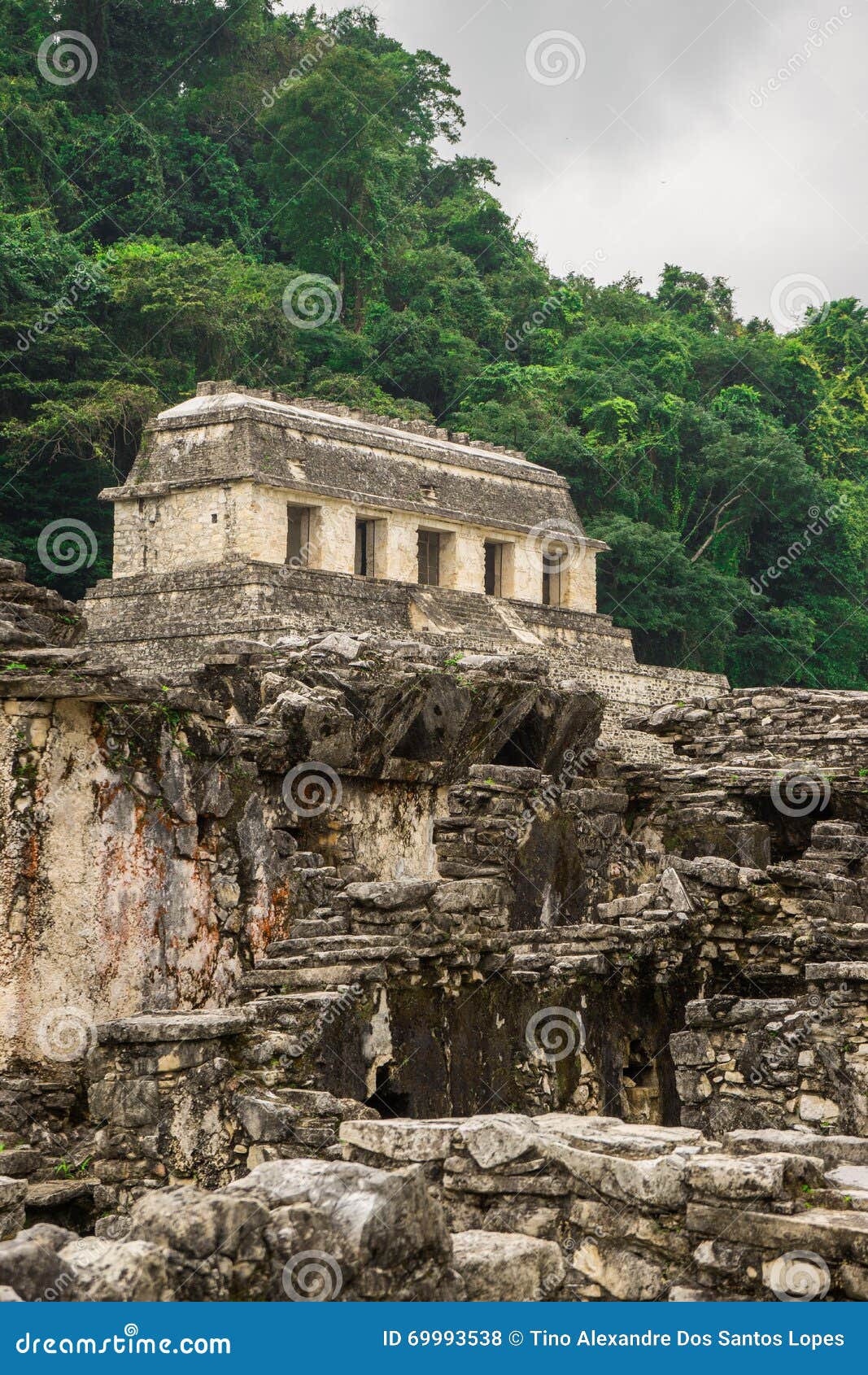 Ancient Jungle Stone House stock photo. Image of century - 69993538