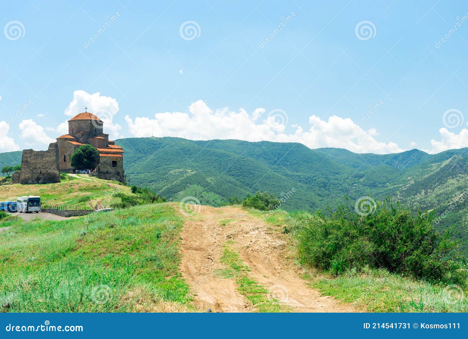 Ancient Jvari Monastery in Mtskheta Stock Image - Image of famous ...