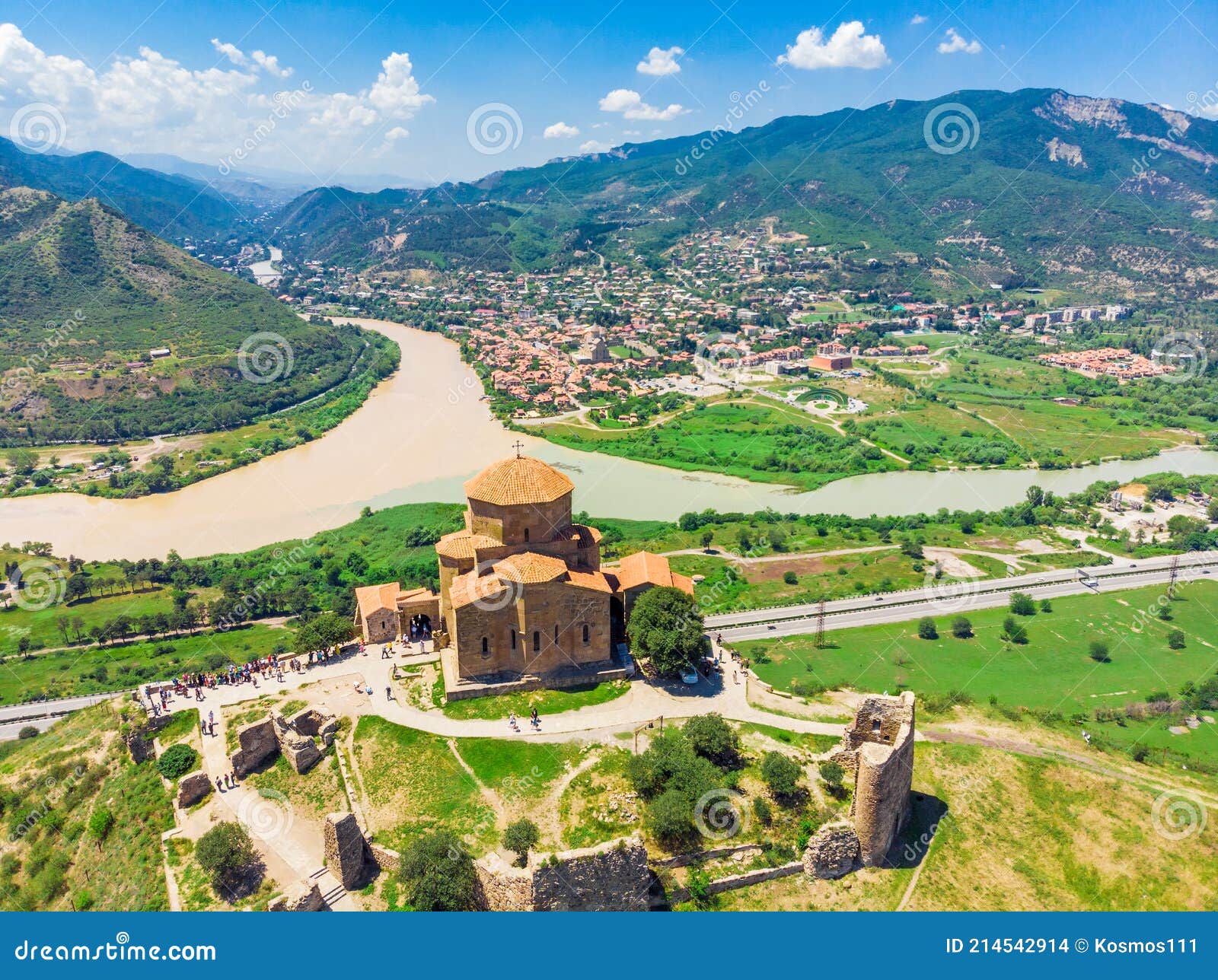 Ancient Jvari Monastery, Mtskheta. Travel To Georgia. Georgian ...