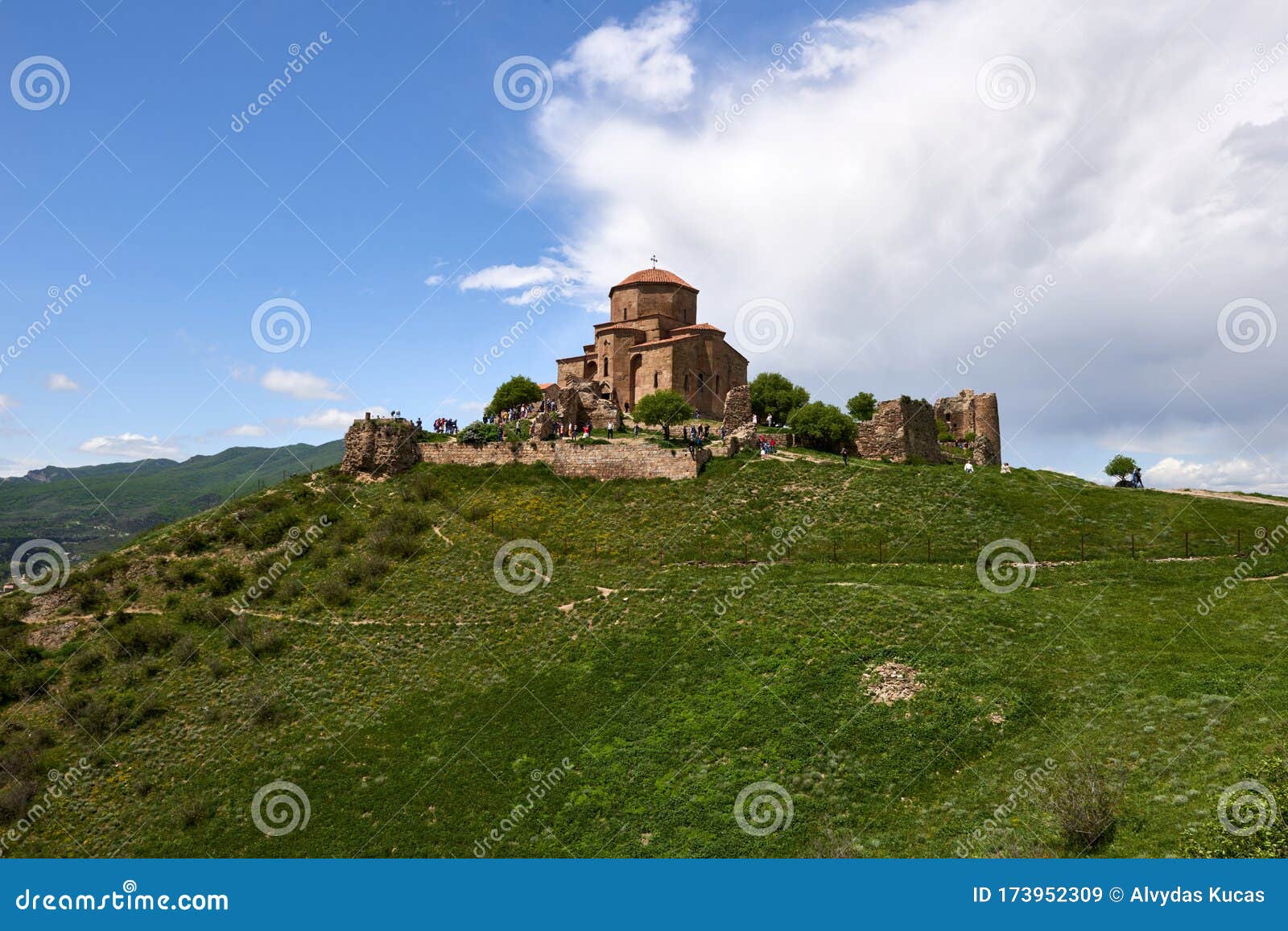 Ancient Jvari Monastery in Mtskheta, Georgia Stock Image - Image of ...