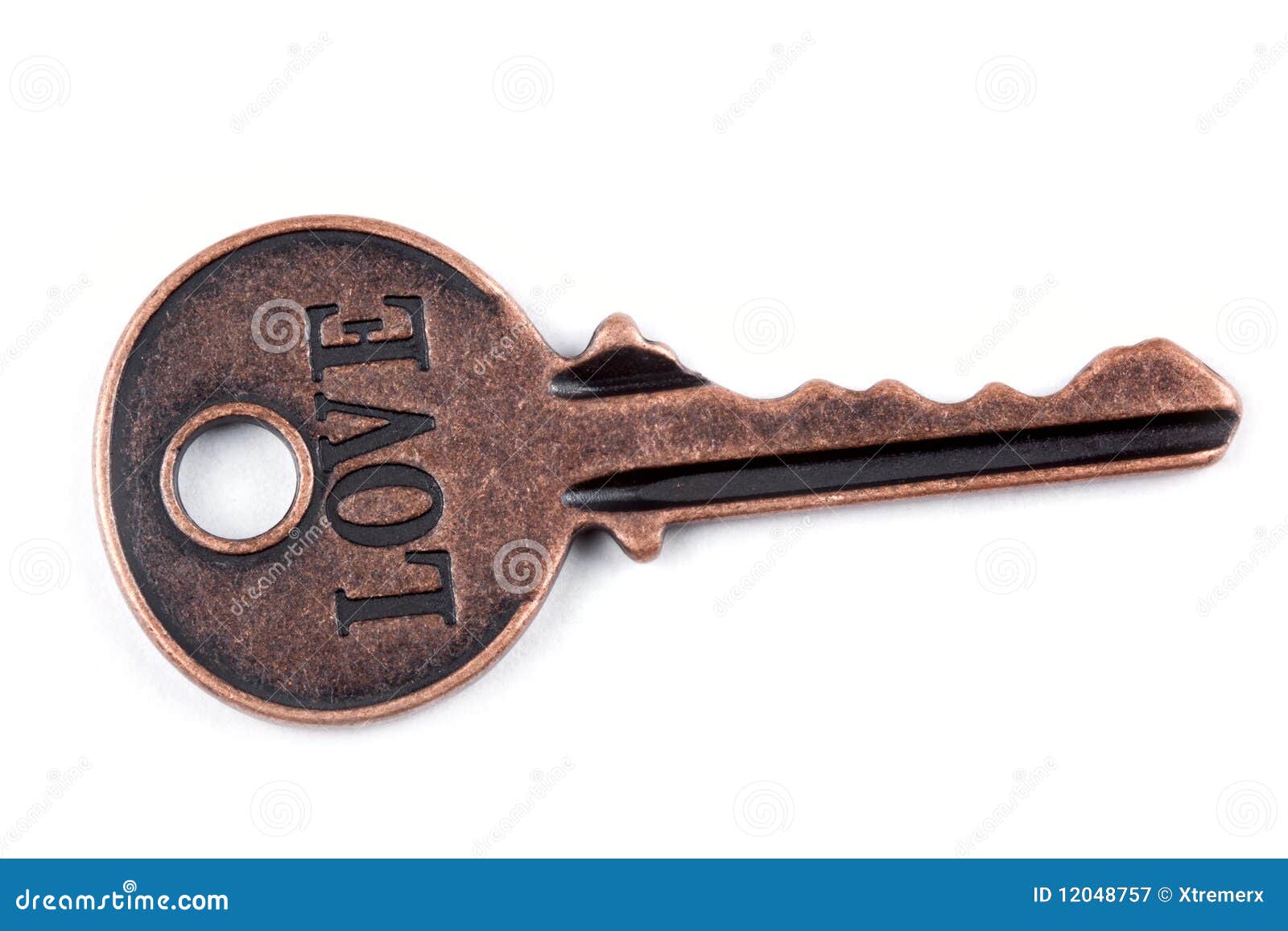 Ancient key. stock image. Image of isolated, metal, antique - 12048757