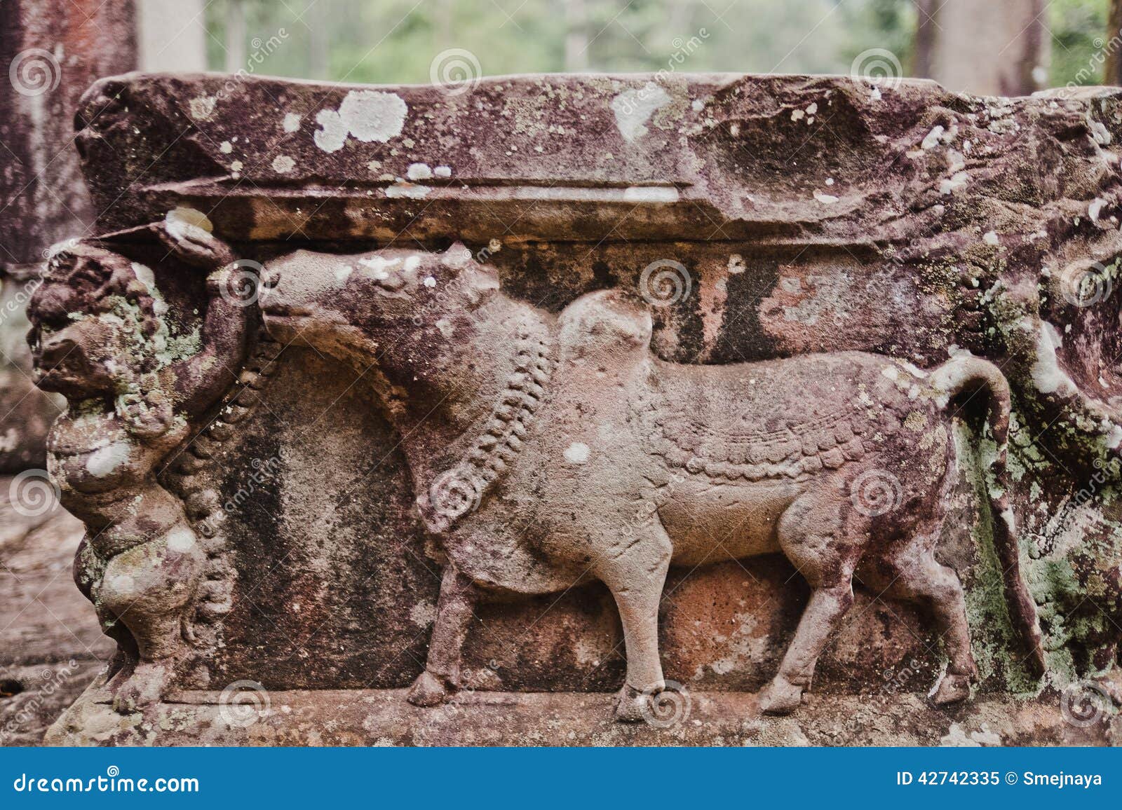 Ancient Khmer Civilization in Cambodia Stock Image - Image of ...