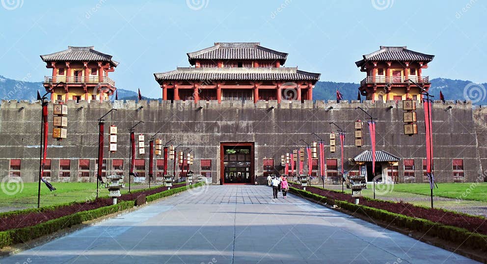 Ancient King Castle in China Stock Photo - Image of asian, sovereignty ...