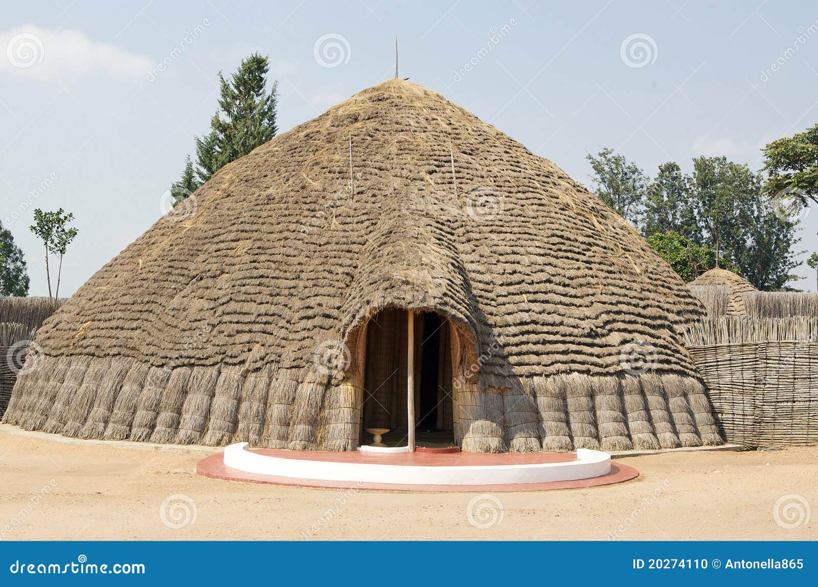 The Ancient King S Palace in Nyanza Editorial Image - Image of museum ...