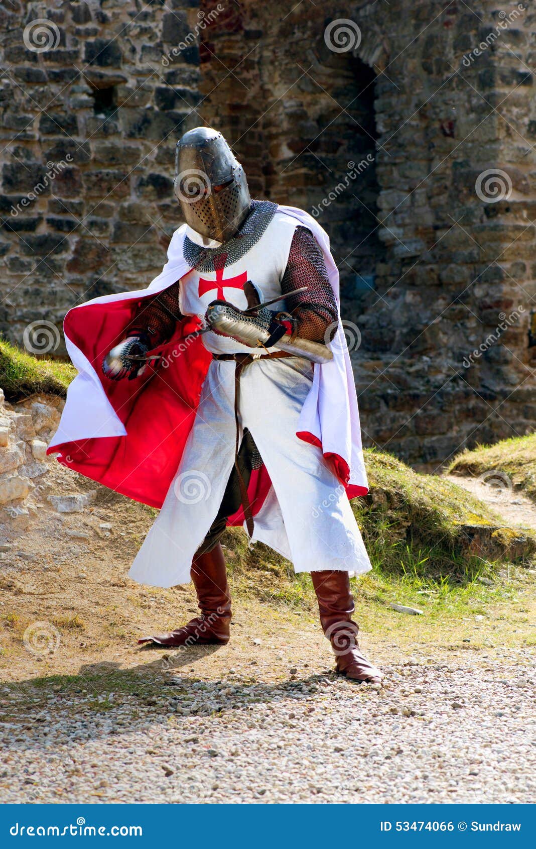 Ancient knight stock photo. Image of fantasy, metallic - 53474066