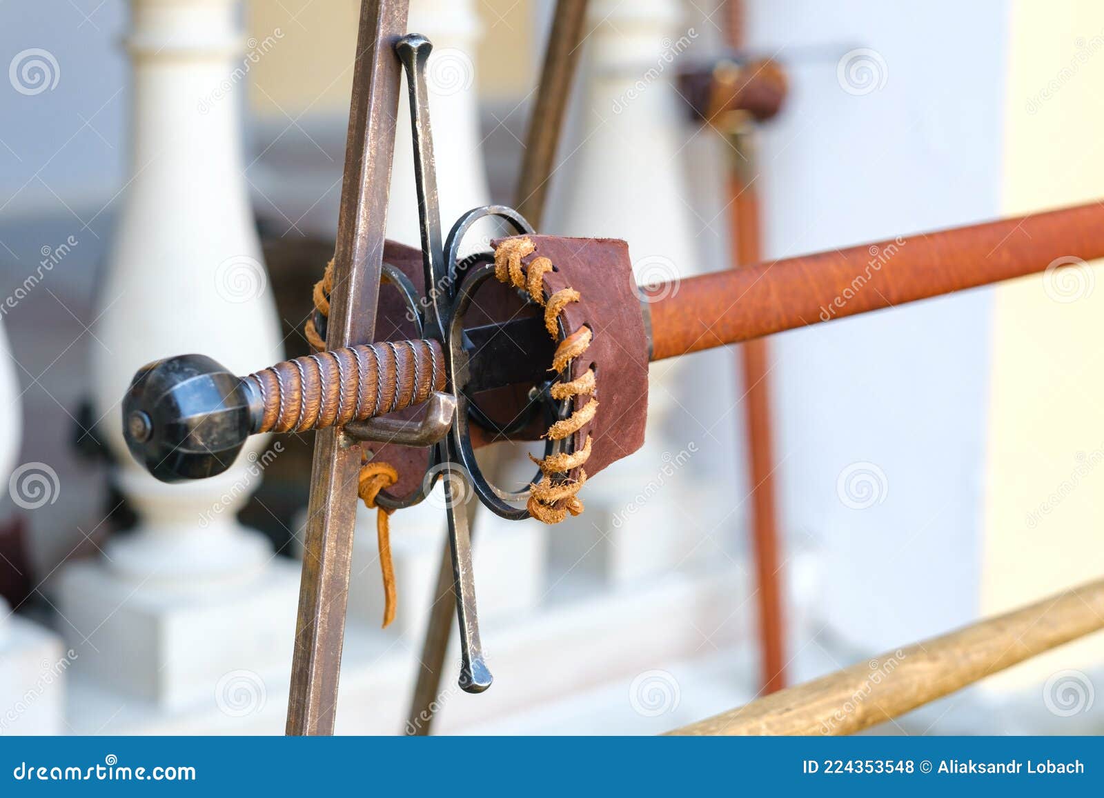 Sword In Medieval Knight Arms. Royalty-Free Stock Image | CartoonDealer ...