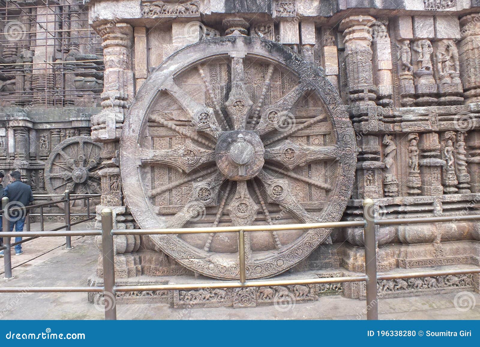 Konark Wheel At Sun Temple, Konark, Odisha, India Stock Photo ...